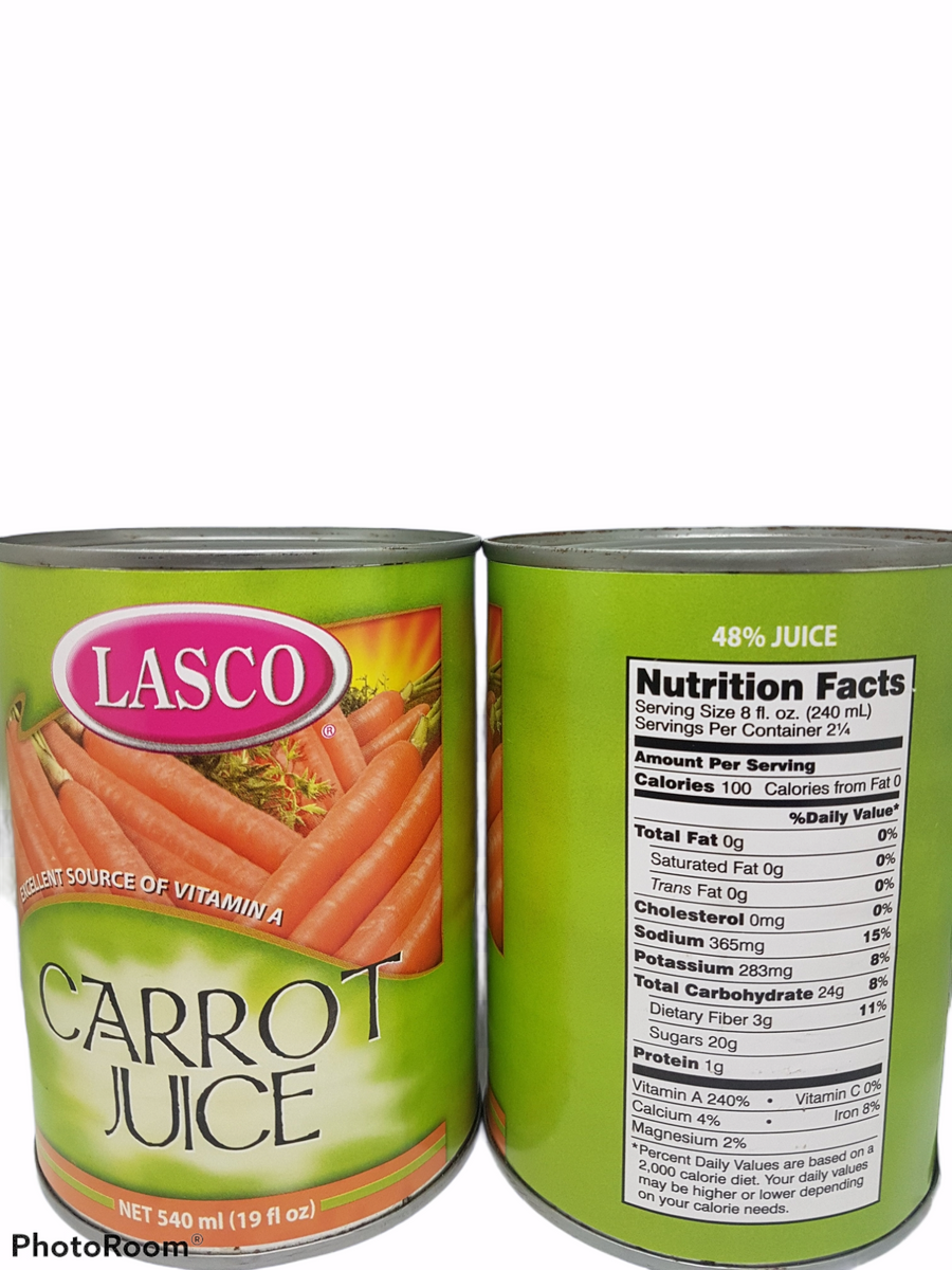 Lasco Carrot Juice 1x540ml – Mel Caribbean Products Ltd