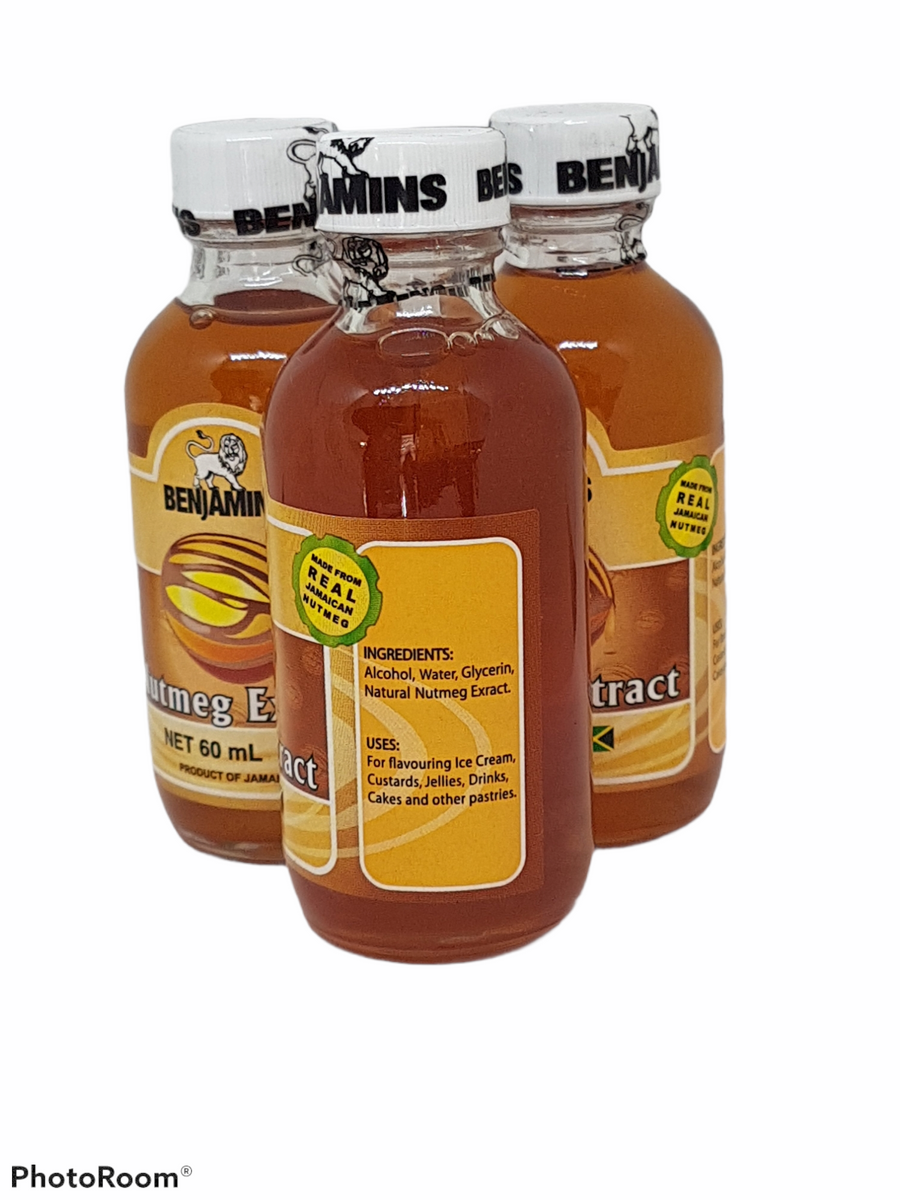 Benjamins Nutmeg Extract 3x60ml – Mel Caribbean Products Ltd
