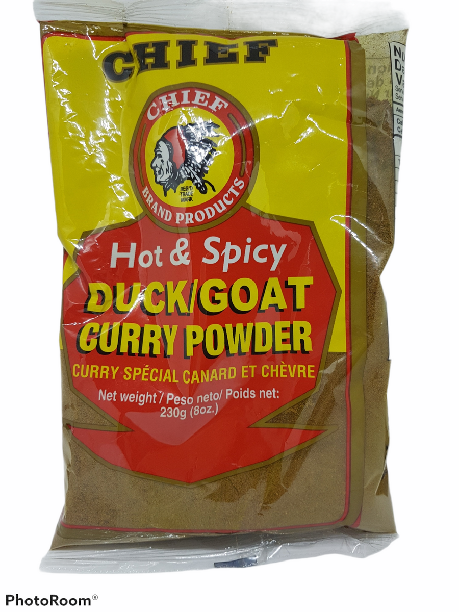 Hot & Spicy Duck/Goat Curry Powder 1x230g – Mel Caribbean Products Ltd