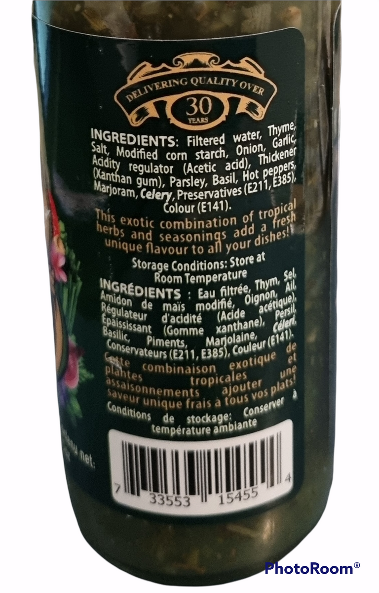 Baron Green Seasoning 2x155g – Mel Caribbean Products Ltd