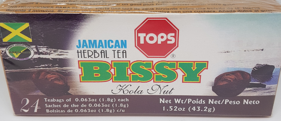 Tops Bissy Kola Nut Herbal Tea 2x24x1.8g – Mel Caribbean Products Ltd
