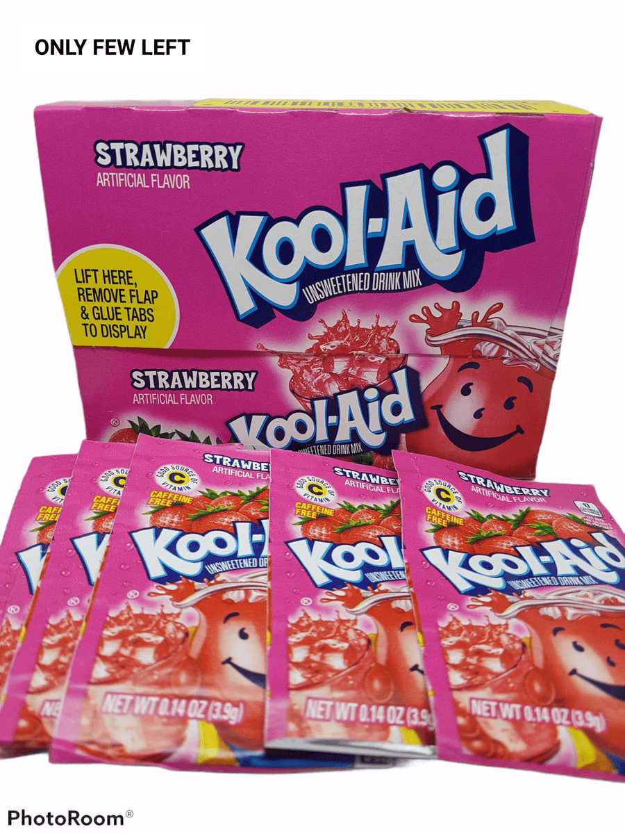Kool-Aid Strawberry Flavour Drink Mix 1x48 sachets – Mel Caribbean ...